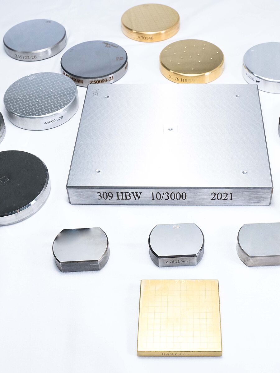 Hardness Reference Blocks Zwickroell