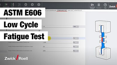 低サイクル疲労 ( LCF): ISO 12106& ASTM E606 | ZwickRoell