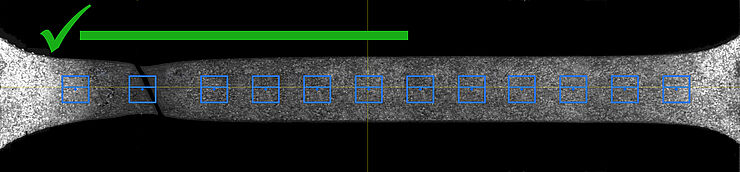 Video extensometer - mark-free measurement and more | ZwickRoell