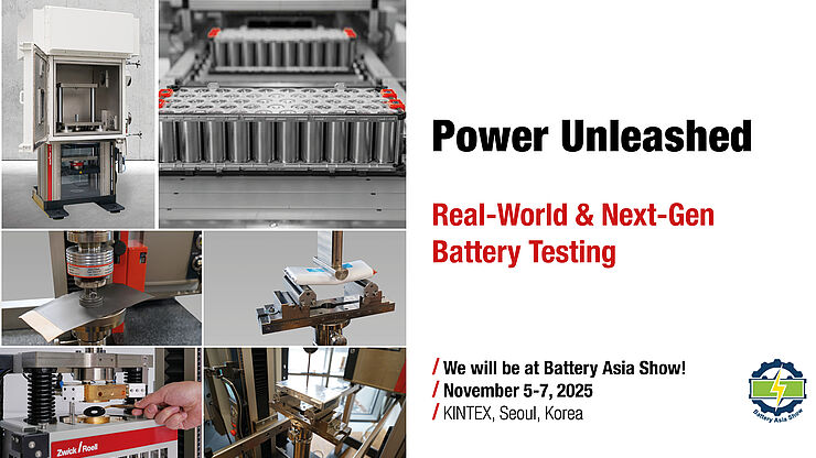 ZwickRoell Showcases Next-Gen Battery Testing at Battery Asia 2025 in ...