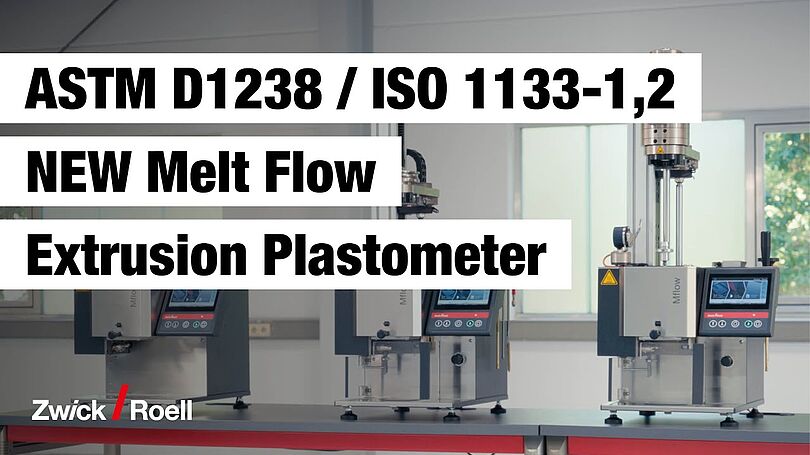 ISO 1133： 塑膠的熔體流動指數（MFI） | ZwickRoell