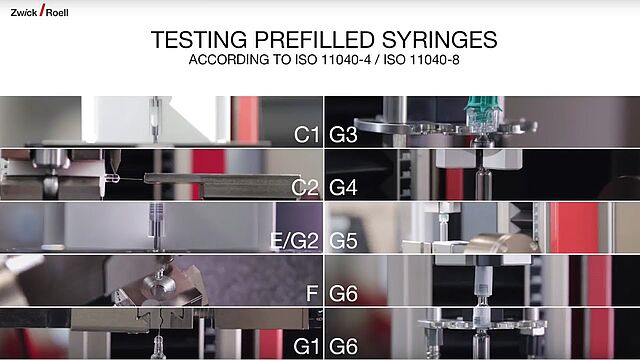 Testing of prefilled syringes | ISO 11040 | ZwickRoell