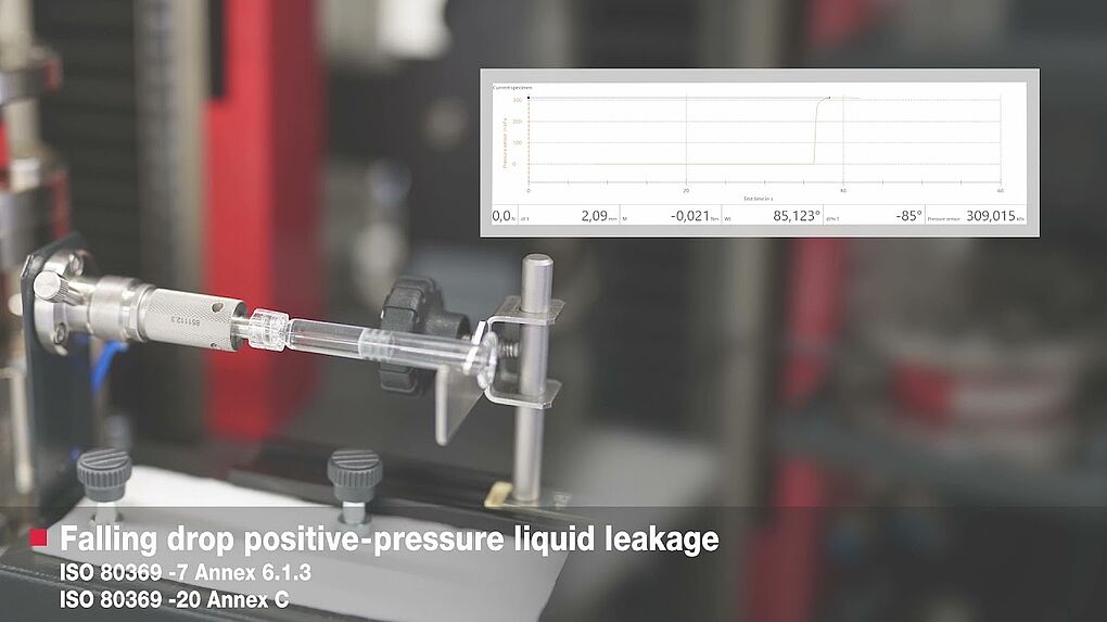 ISO 80369: testing Luer lock connections | ZwickRoell