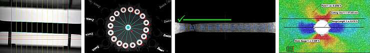 Video extensometer - mark-free measurement and more | ZwickRoell