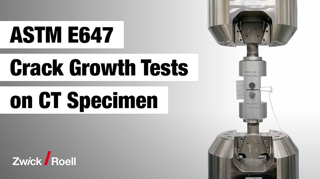 ASTM E647标准裂纹扩展da/dN | ZwickRoell