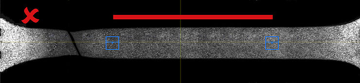 Video extensometer - mark-free measurement and more | ZwickRoell