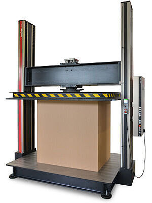 Box compression test / stacking test (BCT) to ISO 12048 | ZwickRoell