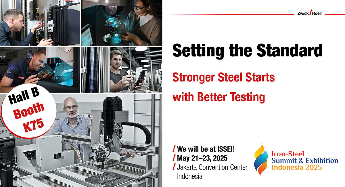 ZwickRoell at ISSEI 2025: Precision Steel Testing Solutions at Booth ...