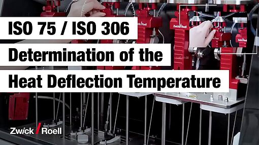 Heat deflection temperature | ASTM D648 | ISO 75 | ZwickRoell
