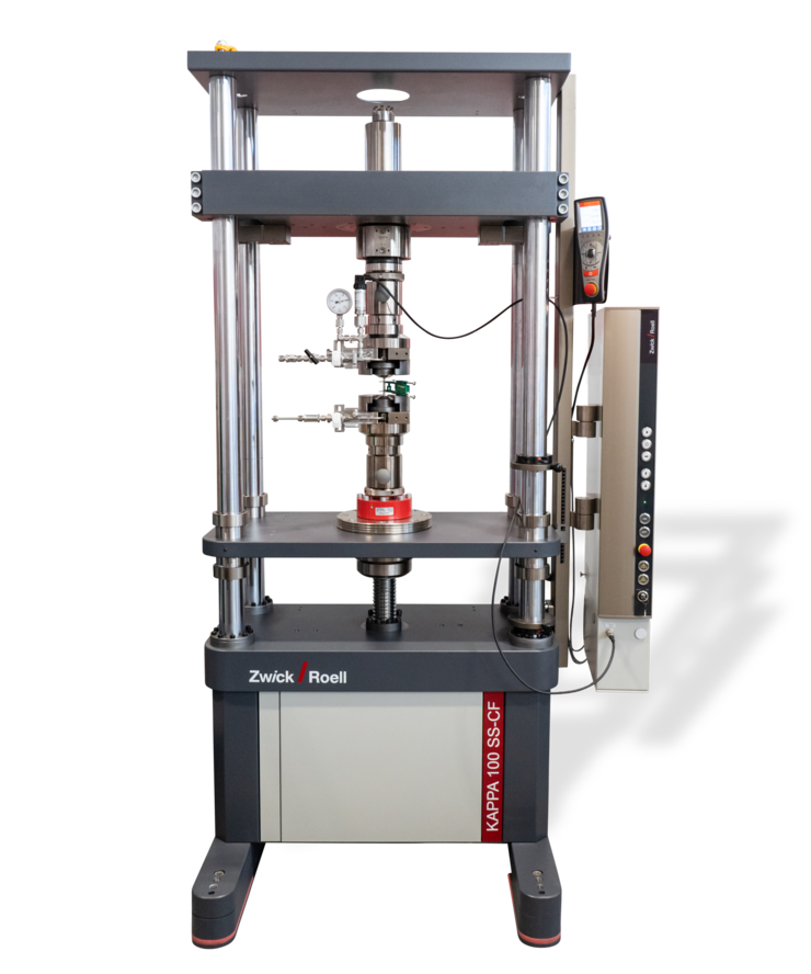 Hollow specimen testing under compressed hydrogen | ZwickRoell
