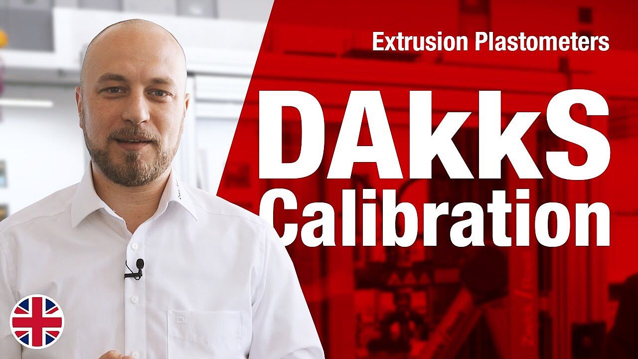 DAkkS calibration of extrusion plastometers | ZwickRoell