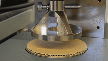 ISO 2758 burst test, paper to heavy corrugated board | ZwickRoell