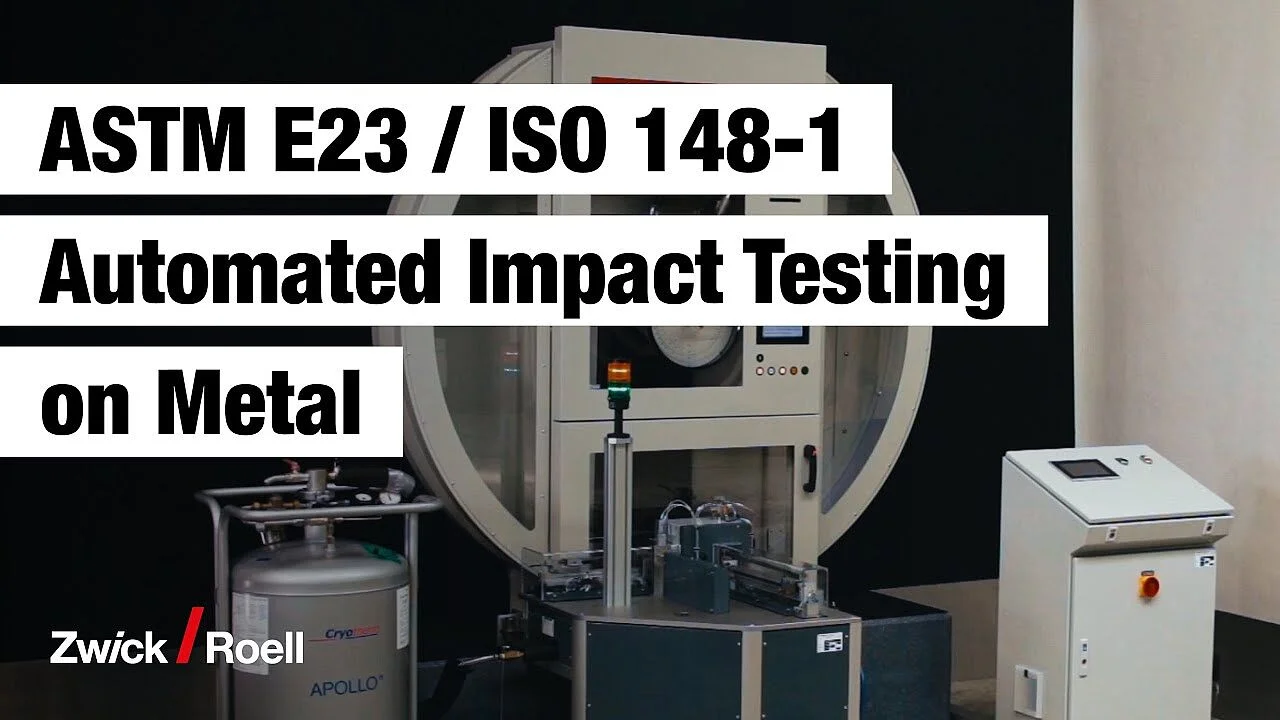 ASTM E23: Ensaio de impacto Charpy & Izod | ZwickRoell