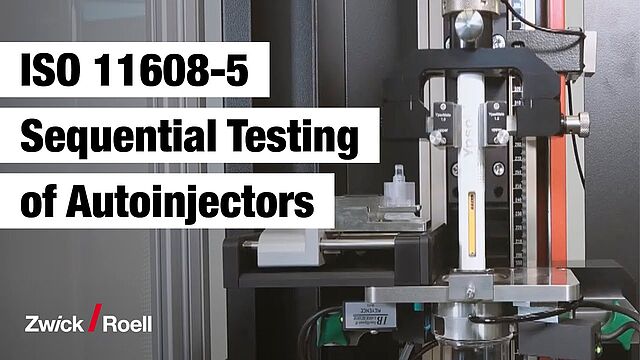 Autoinjector testing systems | ZwickRoell