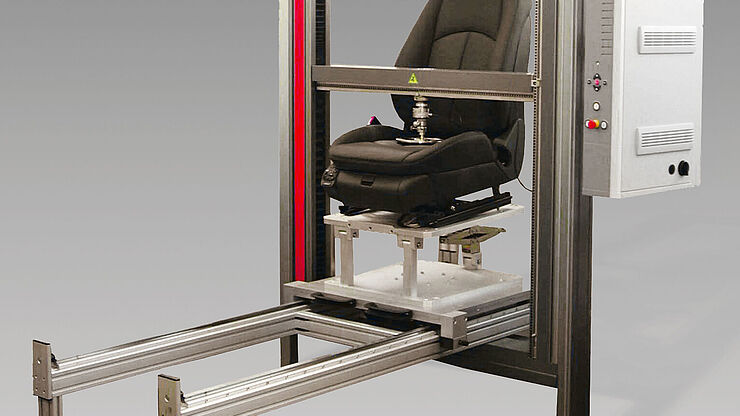 Testing of seats and interior components | ZwickRoell