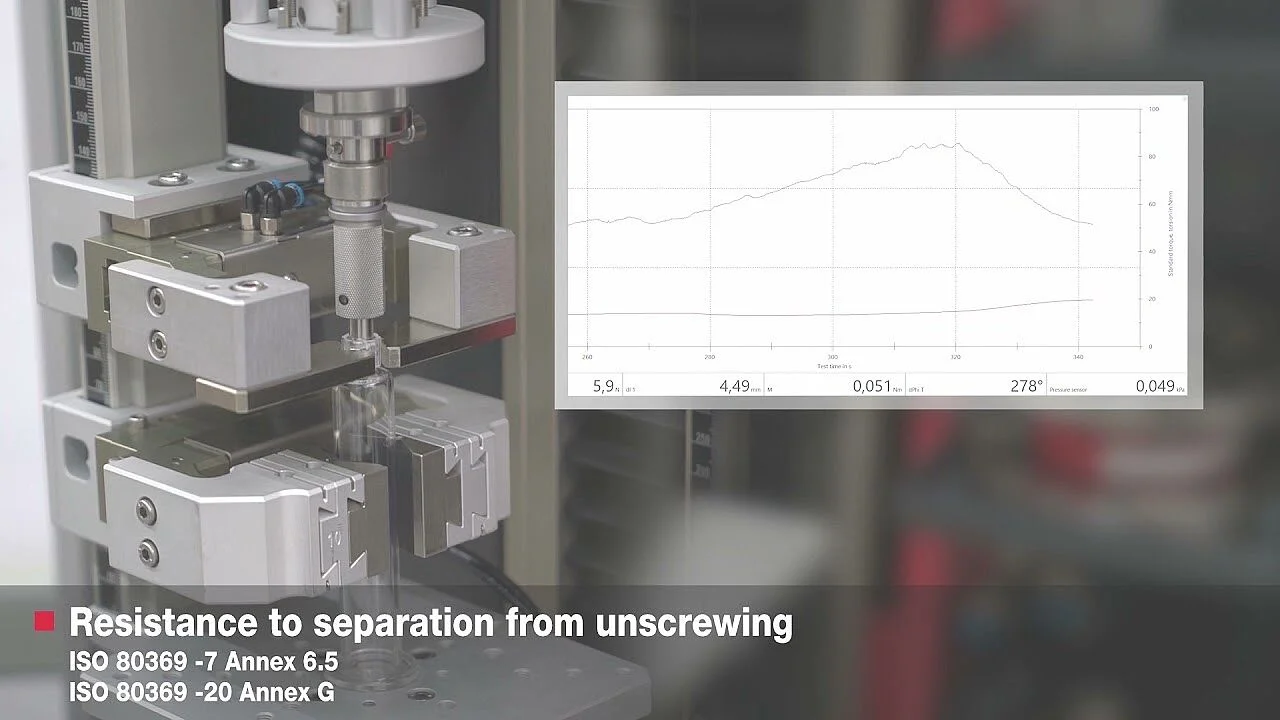 ISO 80369: ルアーロック接続の試験 | ZwickRoell