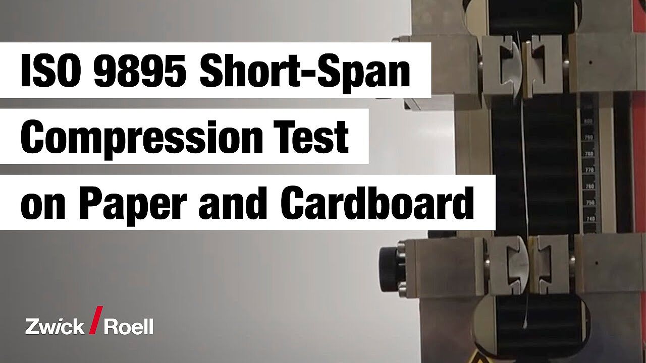 Short-span compression test for paper | Short-span compressive strength ...