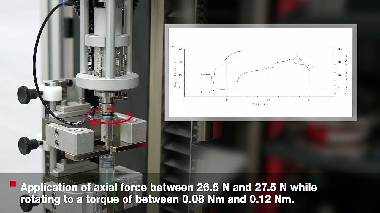 ISO 80369: testing Luer lock connections | ZwickRoell