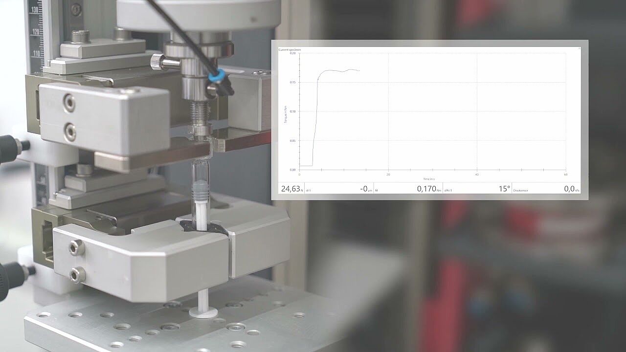 ISO 80369: testing Luer lock connections | ZwickRoell