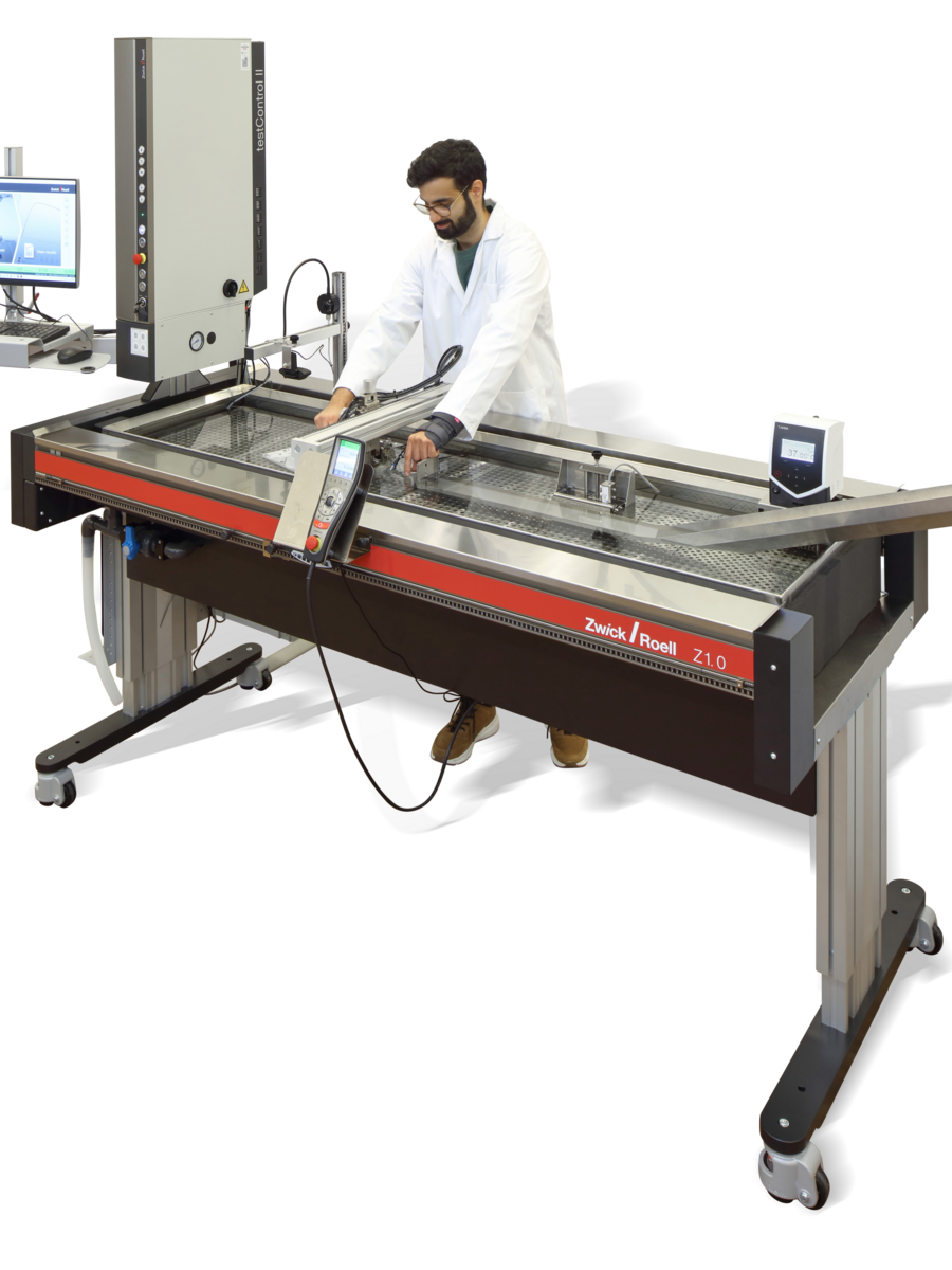 Système d’essai horizontal pour cathéters | ZwickRoell