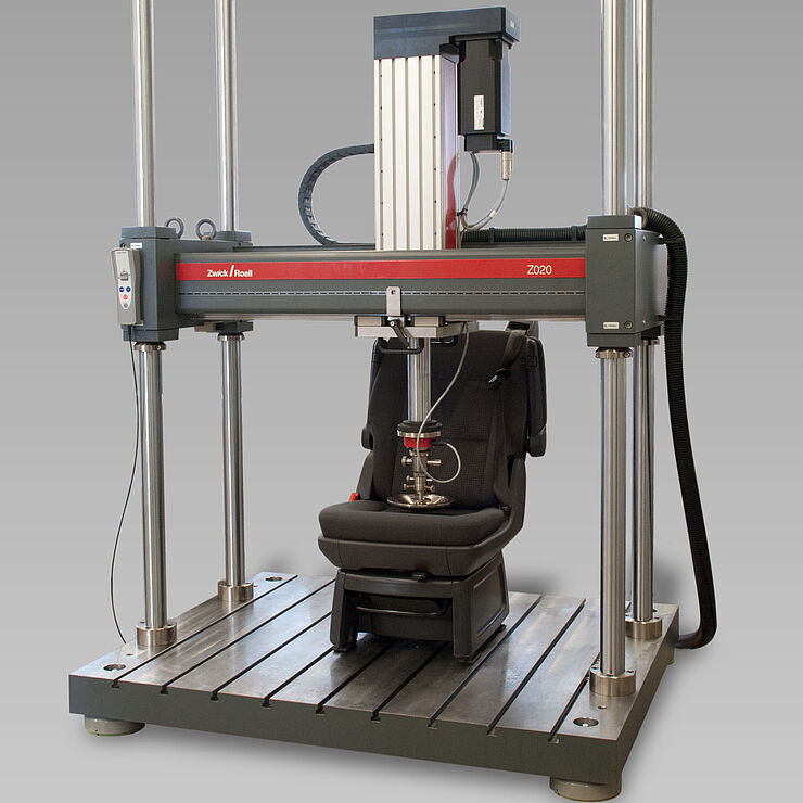 Testing of seats and interior components | ZwickRoell