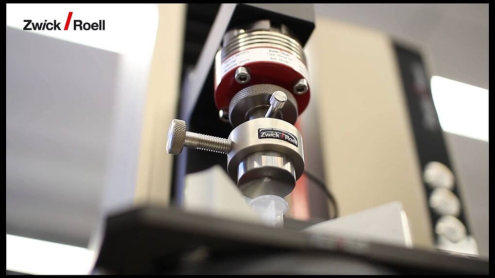 Determination of the breakaway force/glide force on syringes | ZwickRoell