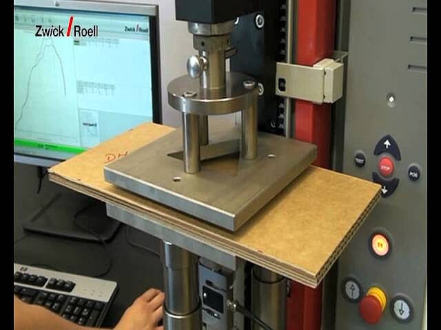 Puncture Test on Corrugated Cardboard | ZwickRoell
