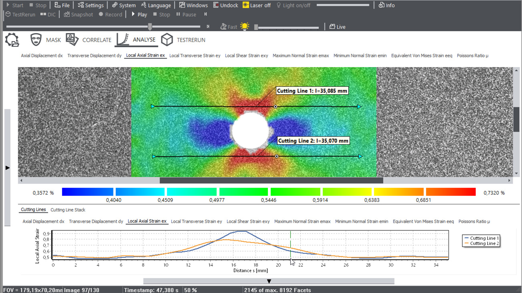 2D Digital Image Correlation | ZwickRoell