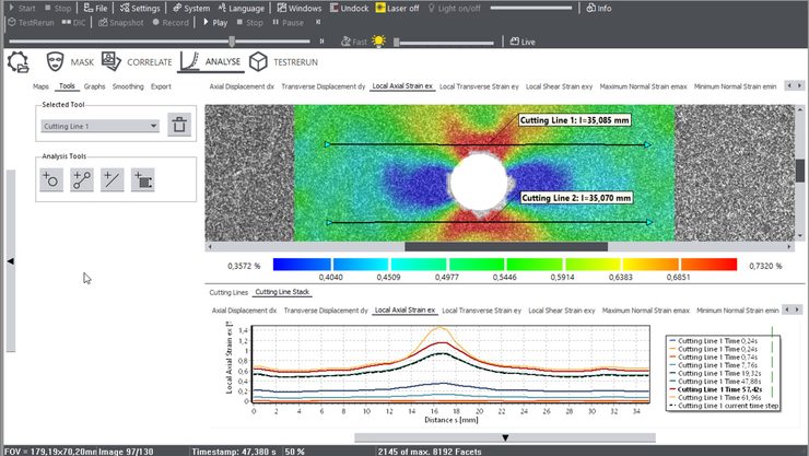 2D Digital Image Correlation | ZwickRoell