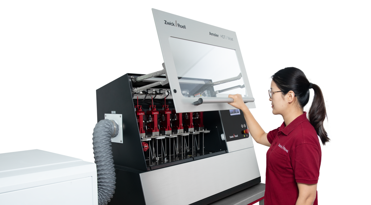 Temperatura de deflexión térmica HDT | ASTM D648 | ISO 75 | ZwickRoell