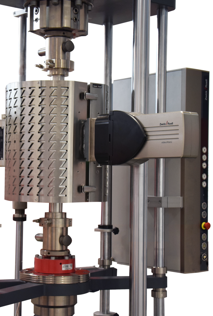Video extensometer - mark-free measurement and more | ZwickRoell