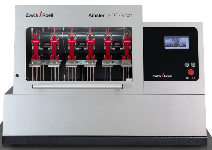 ISO 306, ASTM D1525, ISO 75, ASTM D648：熱變形溫度和維卡Vicat | ZwickRoell